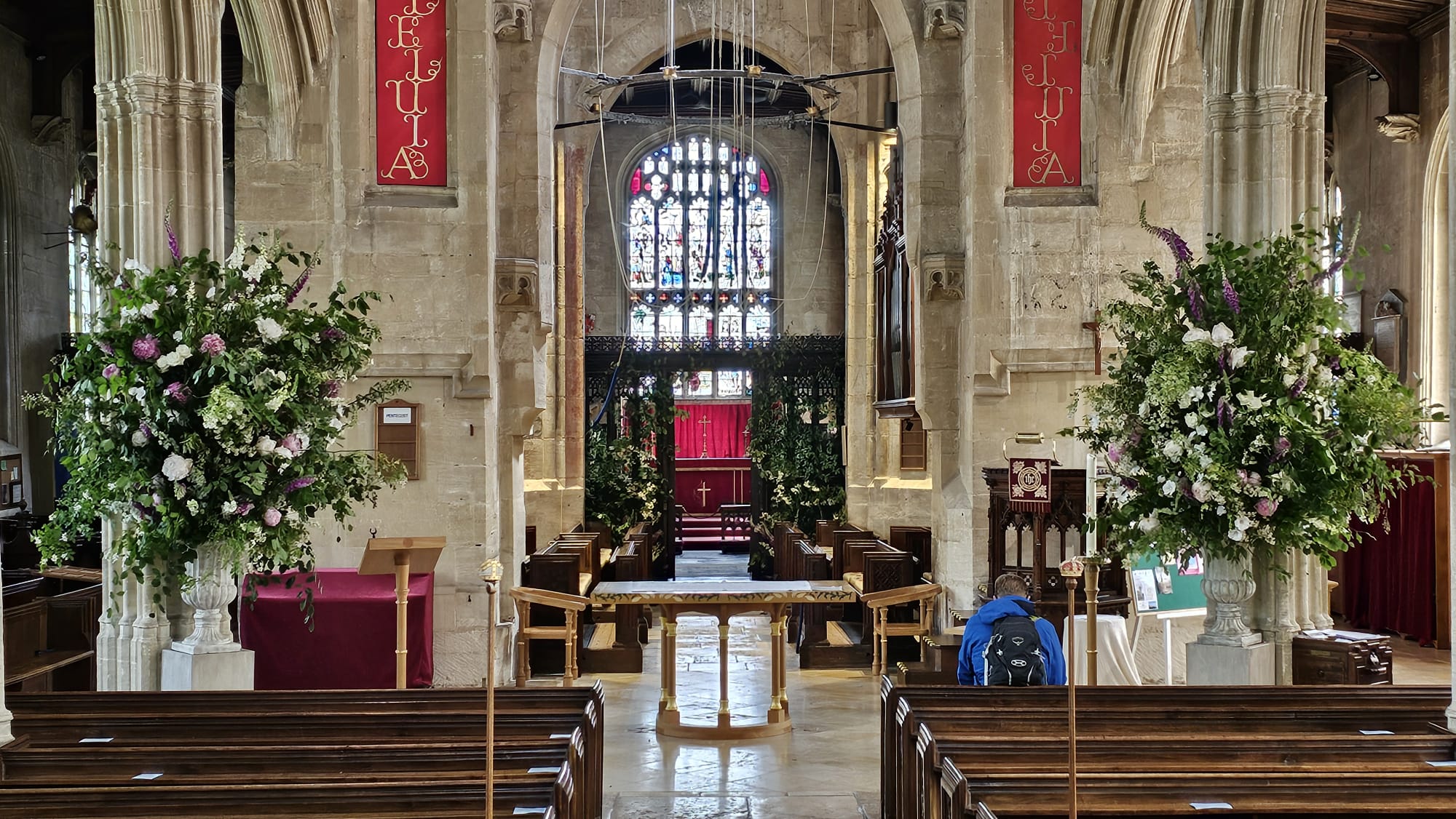 Wedding Flowers 7th June 2025 – St Mary's Church, Fairford