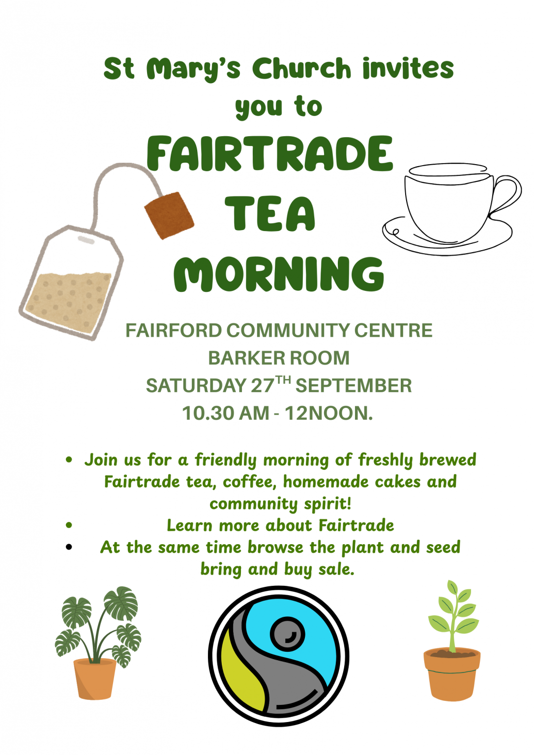 Fairtrade Tea Party – St Mary's Church, Fairford