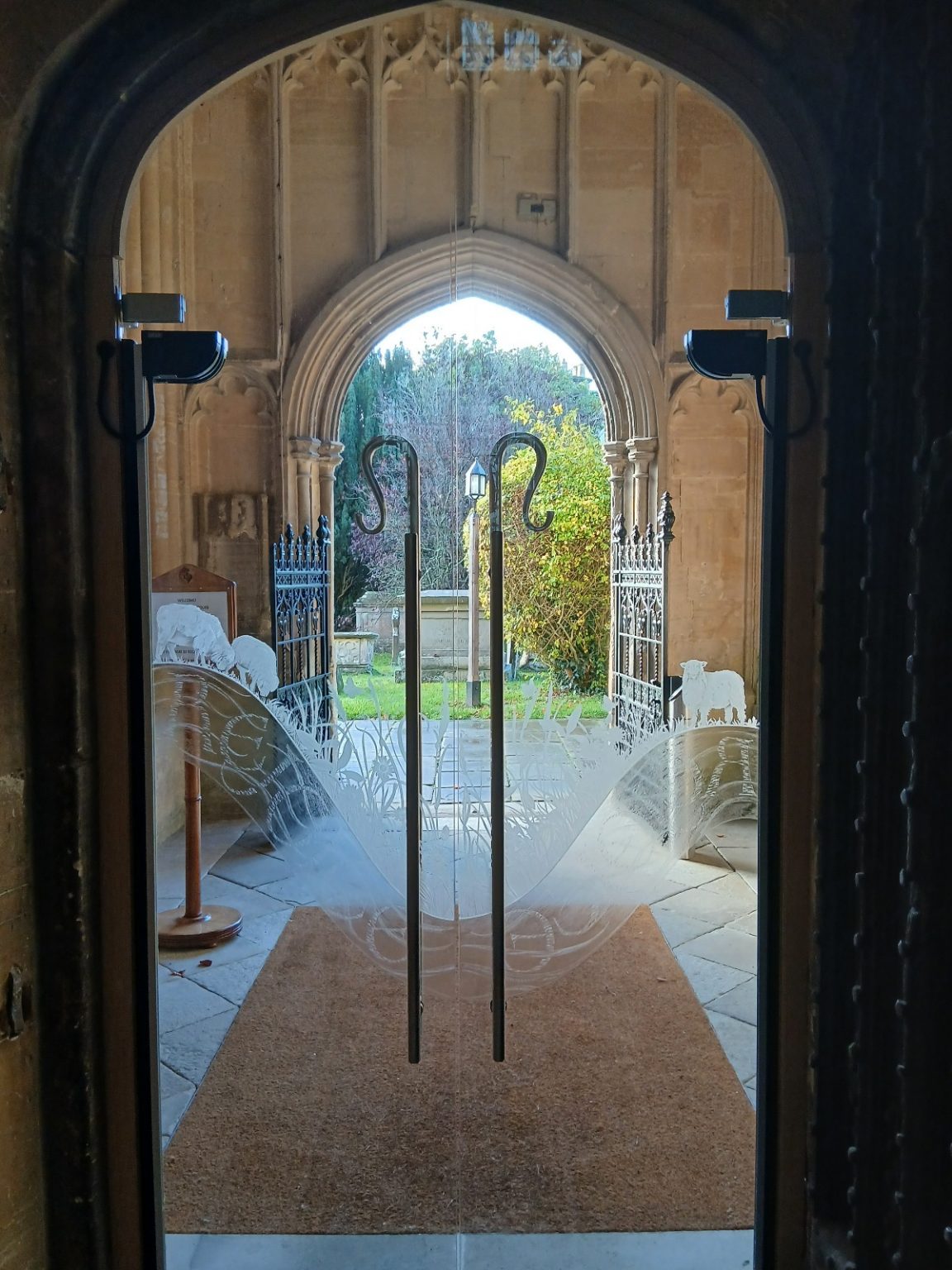 St Mary’s Church – New Glass Doors – St Mary's Church, Fairford